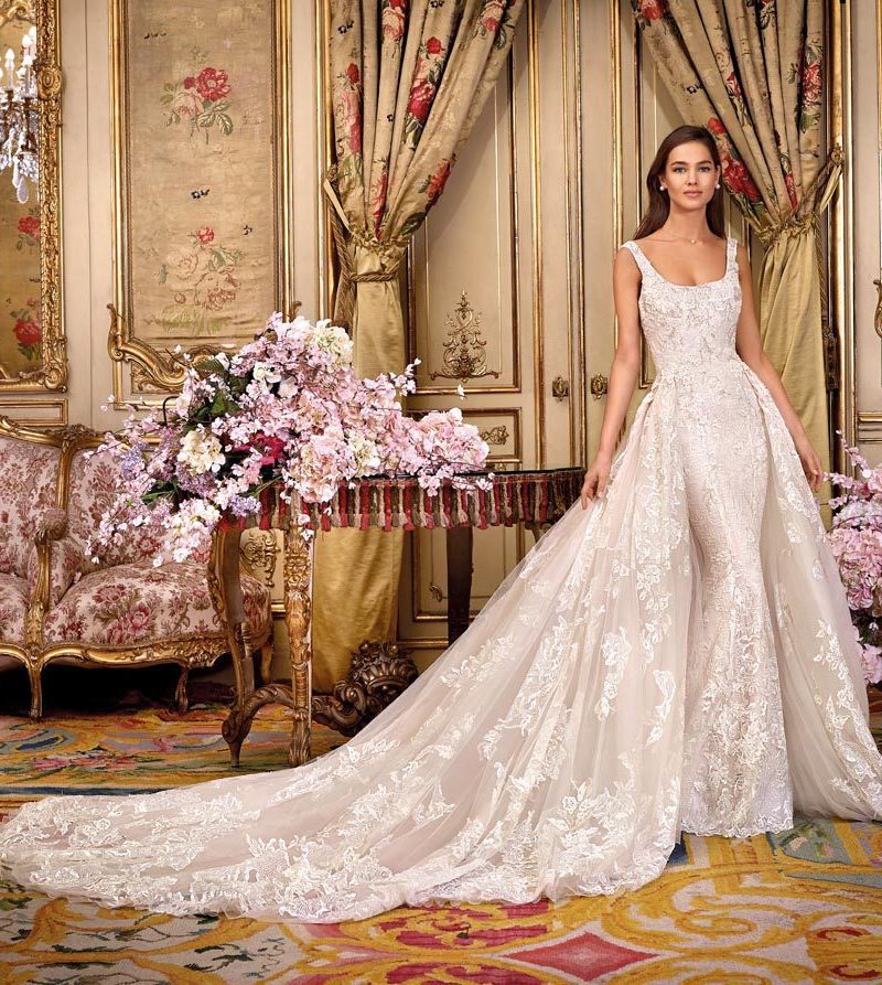 Stylish Detachable Wedding Dress Trains - The Sposa Group